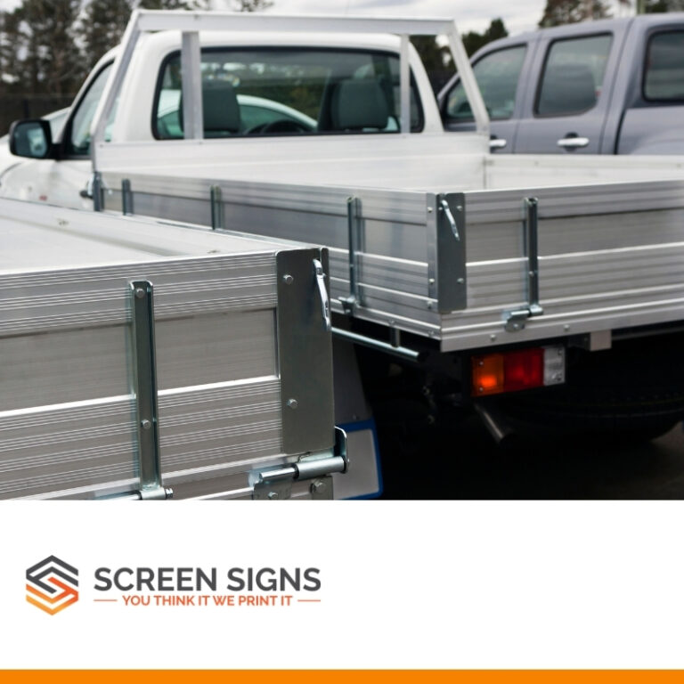 Types of ute tray vehicle signage to get in 2024