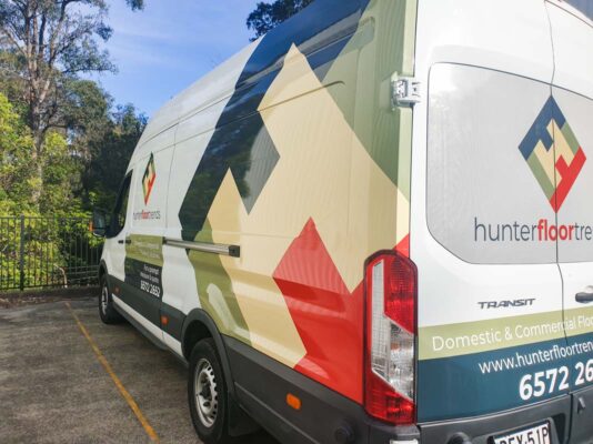 Case study - Fleet vehicle stickers for trucks in Newcastle