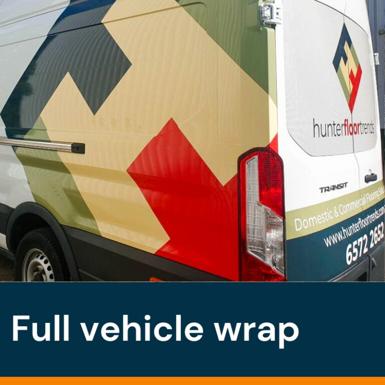 Full vehicle wrap design & install in Cardiff, Newcastle