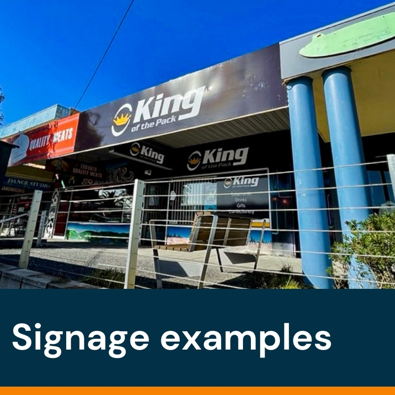 See our latest signage examples that we have designed